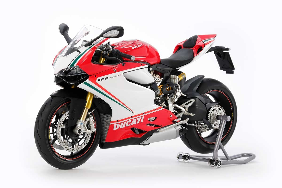 Tamiya 14132 1/12 Ducati 1199 Panigale S Model Motorcycle Kit — White ...