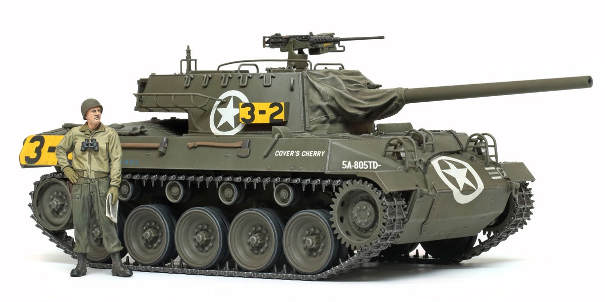 Tamiya 35376 1/35 US Tank Destroyer M18 Hellcat Model Tank Kit — White ...