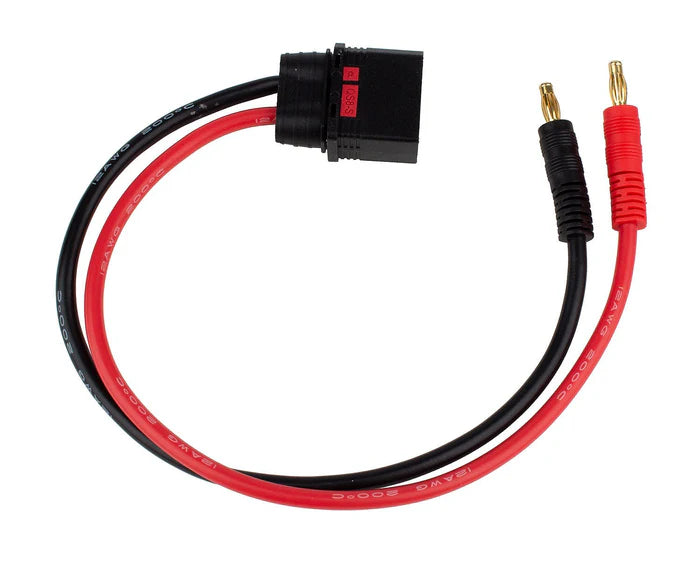 Team Associated 27242 QS8 350mm Charge Lead with 4mm Banana Plugs ...