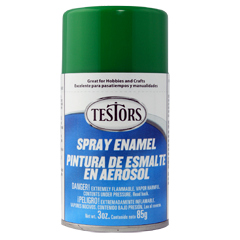 Testors 1224T Enamel Spray Paint 3oz Green — White Rose Hobbies