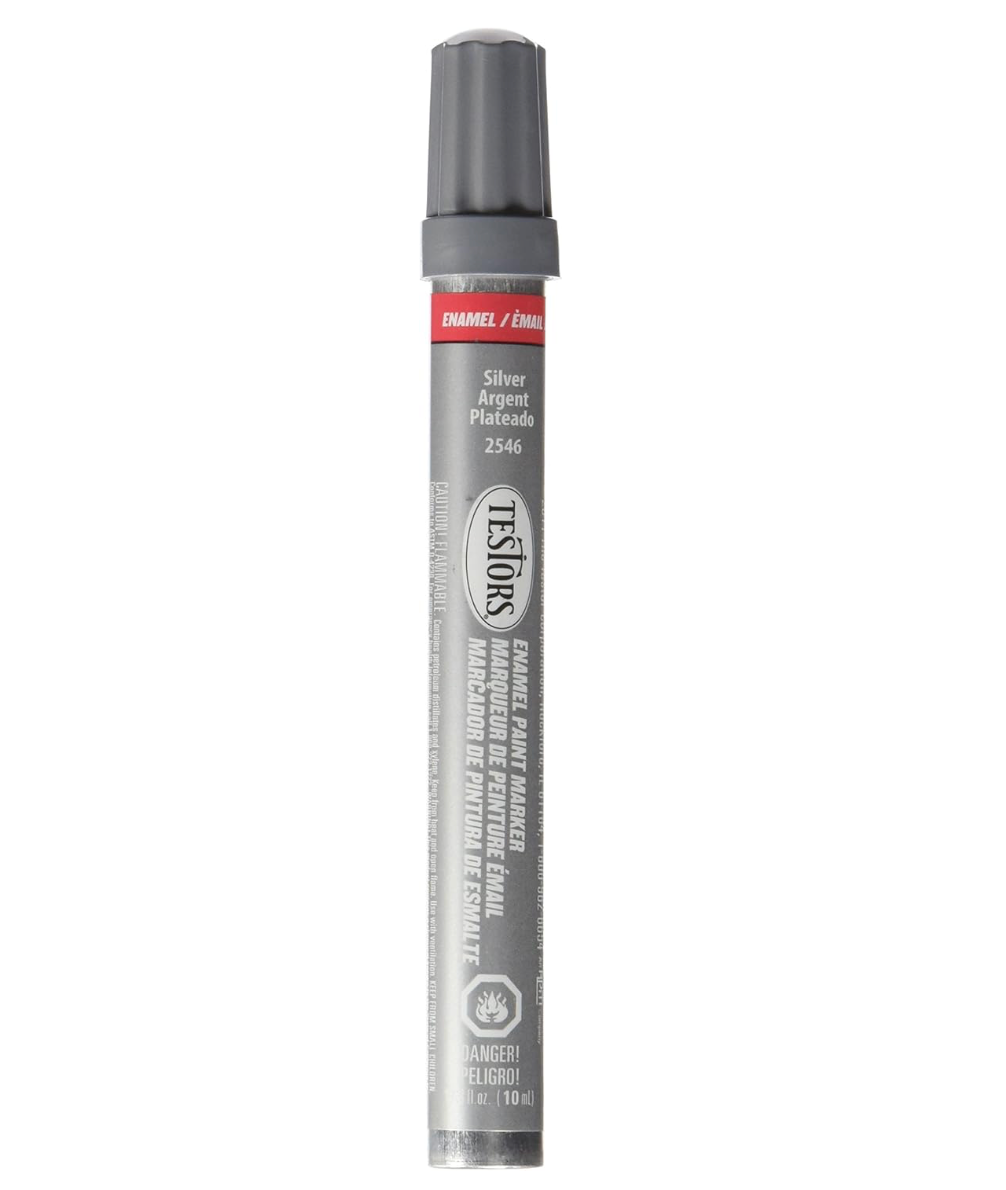 Testors 2546 Bulk Enamel Paint Marker, Metallic Silver — White Rose Hobbies
