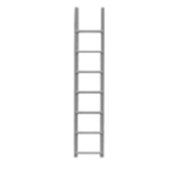 Tichy Train Group 3065 HO Scale Freight Car Ladder - Reefer Style (8 P ...