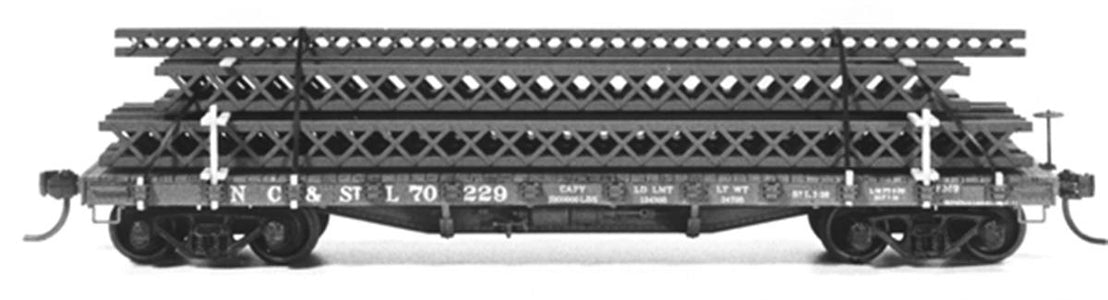 Tichy Train Group 4021 HO Scale 40' 50 Ton Flatcar - Kit (Load Not Inc ...