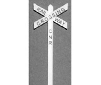 Tichy Train Group 8180 HO Scale Canadian Crossing Sign (10 Pack ...