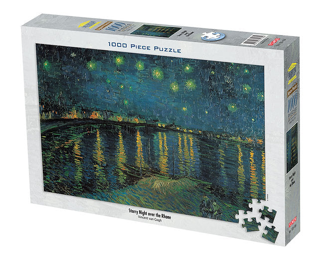 Tomax 100-164 Vincent van Gogh Starry Night Over The Rhone 1000 Piece ...