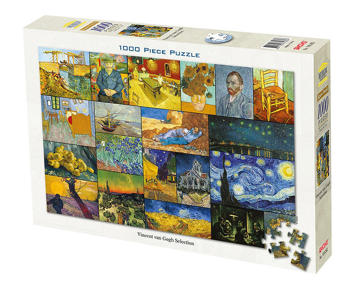 Tomax 100-262 Vincent Van Gogh Selection 1000 Piece Puzzle — White Rose ...