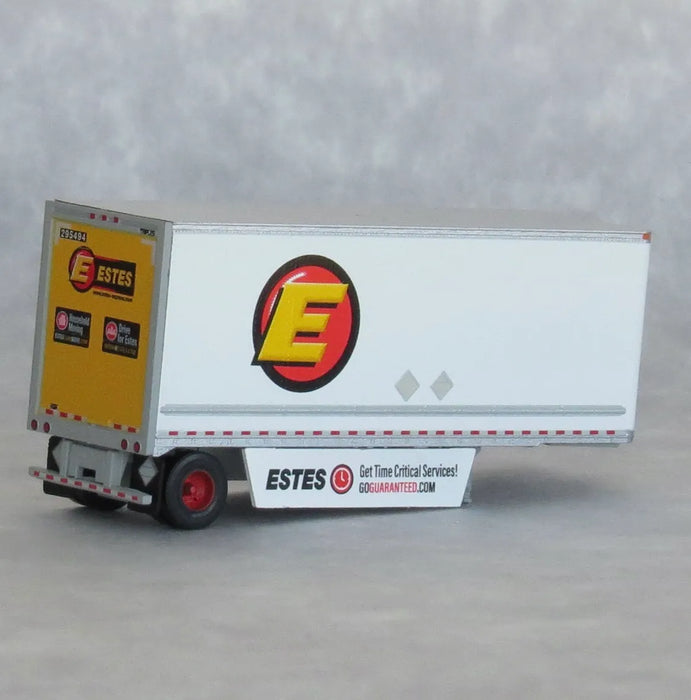 Trainworx 42894-02 N Scale 28′ Pup Semi Trailer ESTES 295494 — White ...