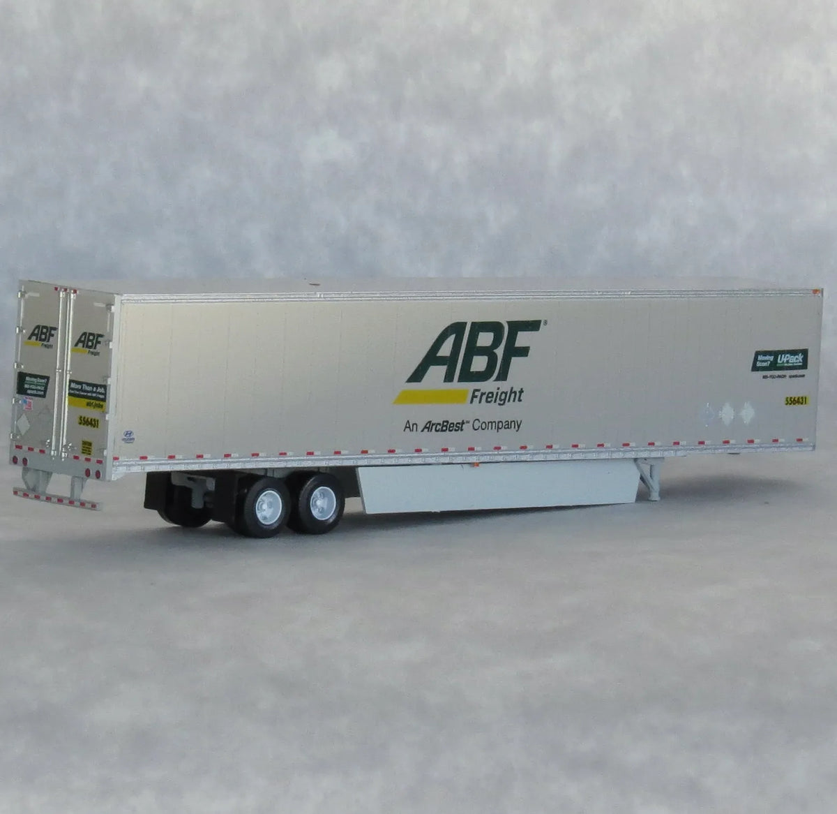 Trainworx 45393-05 N Scale 53′ Semi Trailer ABF 556472 — White Rose Hobbies