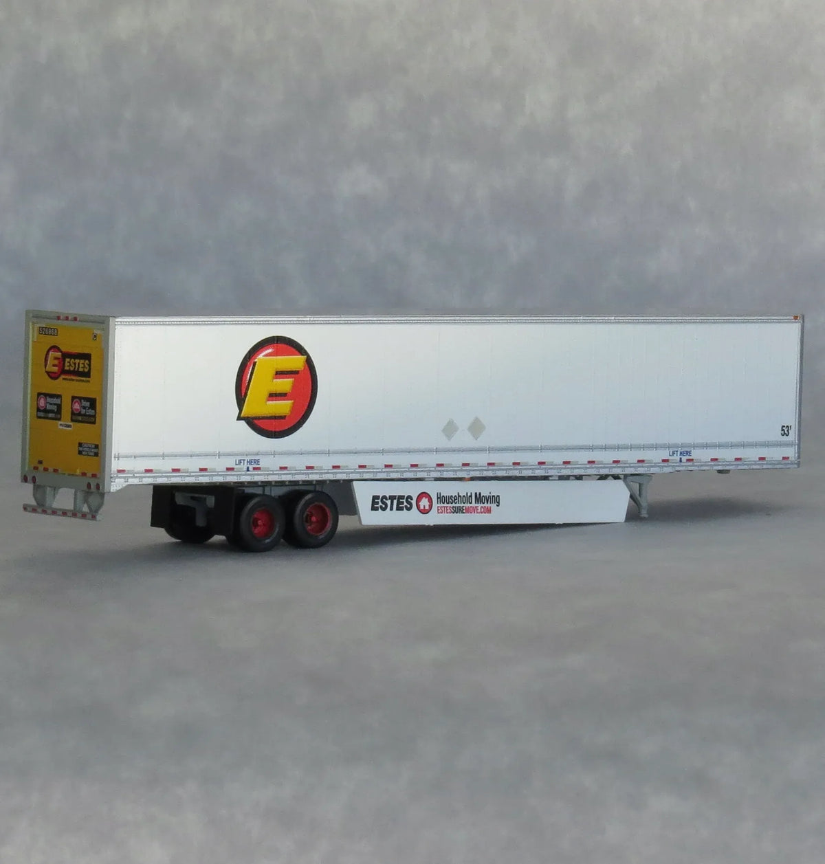 Trainworx 45394-04 N Scale 53′ Semi Trailer ESTES 527204 — White Rose ...
