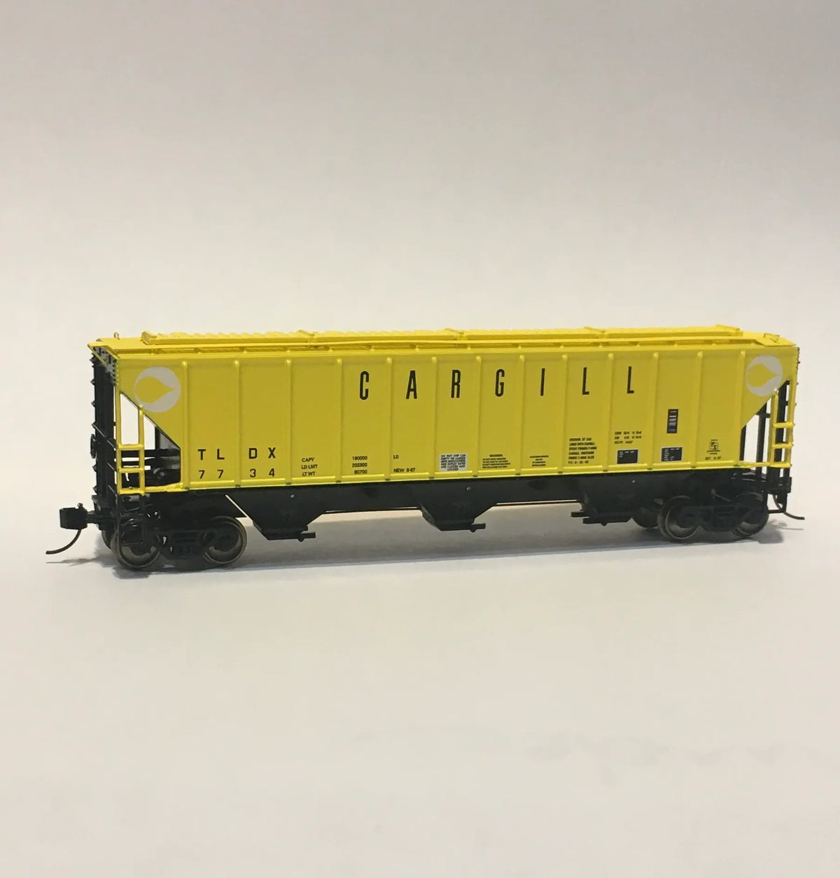 Trainworx N Scale 24455-06 PS-4427 Covered Hopper Cargill TLDX 7802 ...