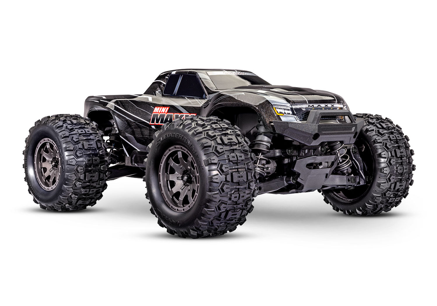 Traxxas 107154-1 Black Mini Maxx® 4X4 RTR Brushless Monster Truck ...