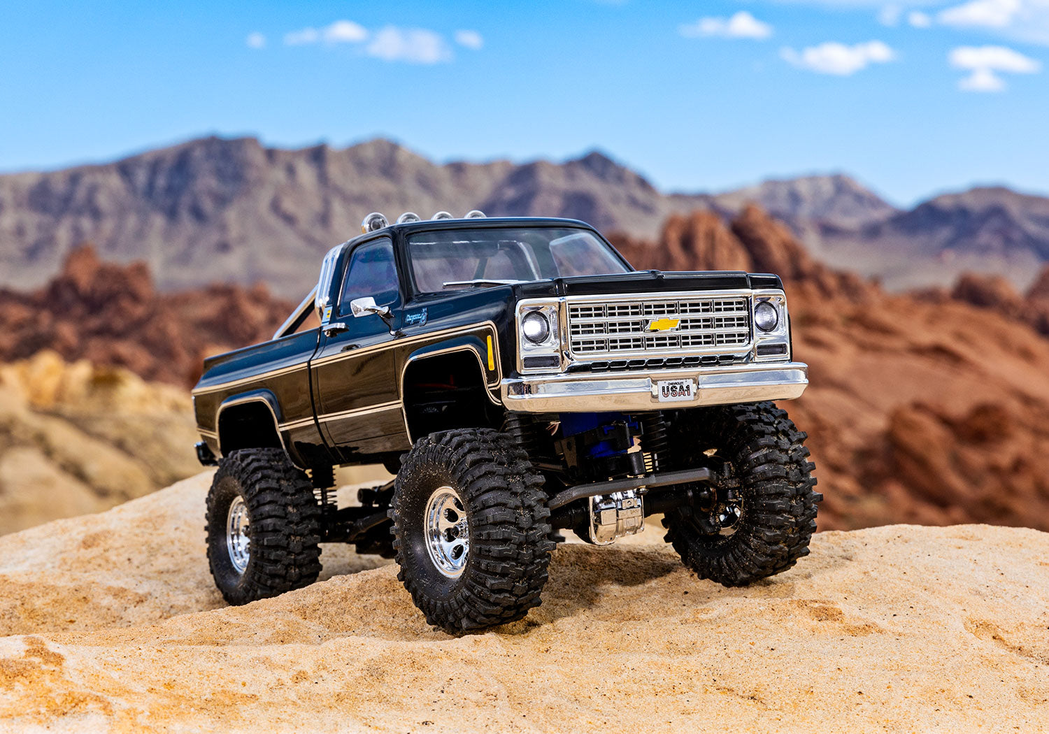 Traxxas 97064-1 Black 1/18 TRX-4m High Trail 1979 Chevy K10 Truck ...