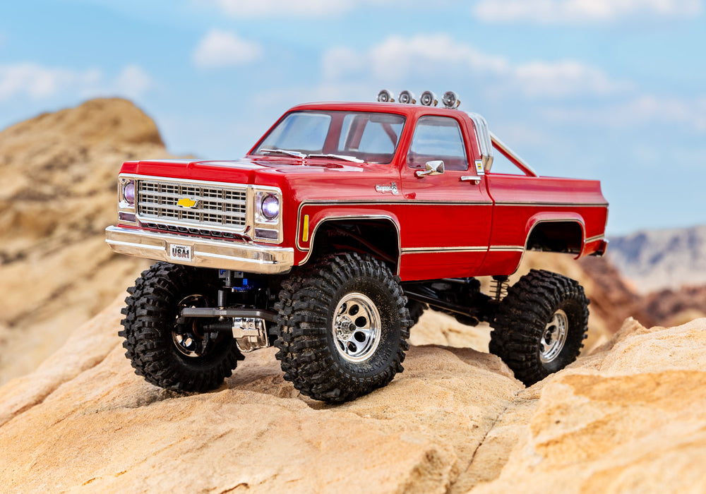Traxxas 97064-1 Red 1/18 TRX-4m High Trail 1979 Chevy K10 Truck — White Rose Hobbies