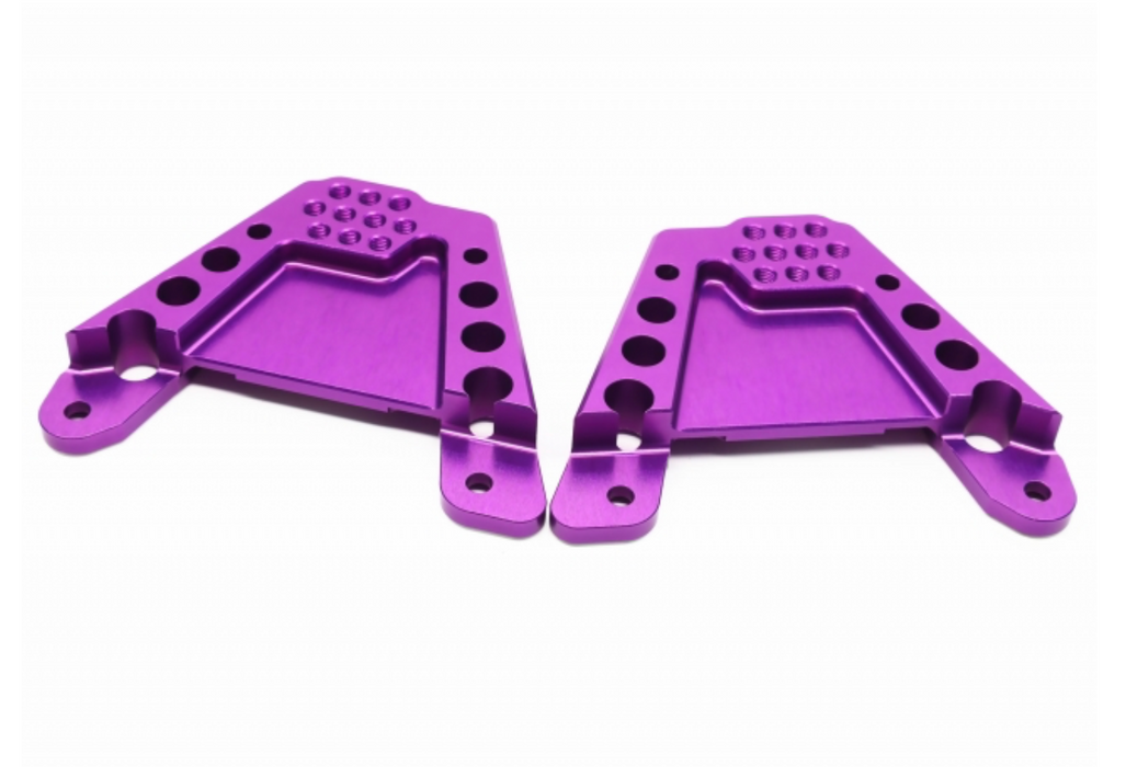 Treal Hobby (X0034GEDKB) Purple Aluminum Rear Shock Towers for SCX6 ...