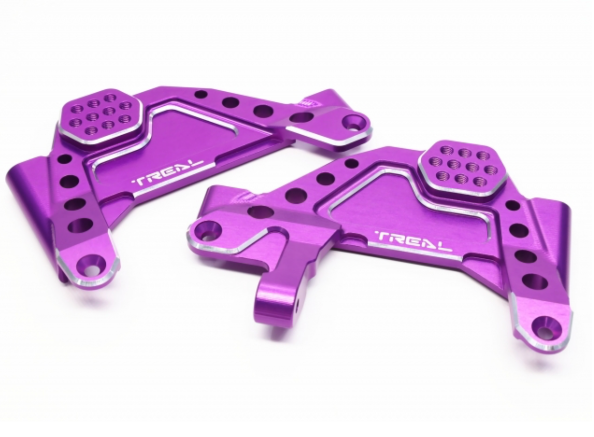 Treal Hobby (X0034GM8R1) Purple Aluminum Front Shock Towers with Panha ...