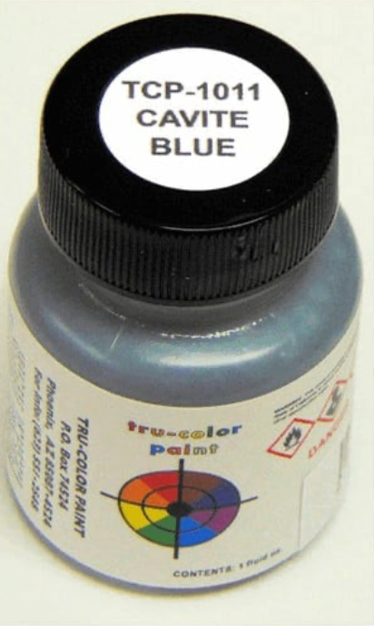 Tru-Color 1011 Cavite Blue 1oz Solvent Based Acrylic Model Paint ...