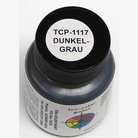 Tru-Color 1117 RAL 7037 German Dunkelgrau 1oz Acrylic Model Paint ...