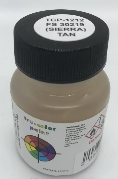 Tru-Color 1212 FS30219 Tan 1oz Acrylic Model Paint — White Rose Hobbies