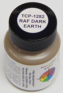Tru-Color 1282 Dark Earth 1 oz. Acrylic Model Paint — White Rose Hobbies