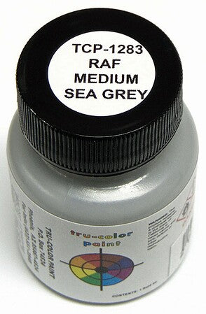Tru-Color 1283 Medium Sea Grey 1 oz. Acrylic Model Paint — White Rose ...