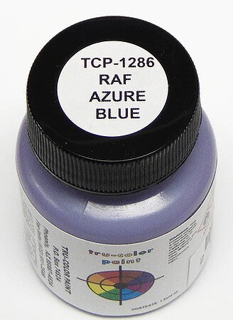 Tru-Color 1286 RAF Azure Blue 1 oz. Acrylic Model Paint — White Rose Hobbies