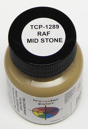 Tru-Color 1289 RAF Middle Stone 1 oz. Acrylic Model Paint — White Rose ...
