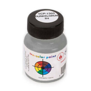 Tru-Color 1303 Dunkelgrün 83 Solvent Based Acrylic Paint 1oz — White ...