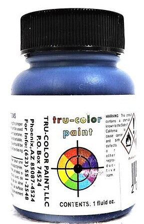 Tru-Color 391 Amtrak Phase V Blue 1 oz. Acrylic Model Paint — White ...