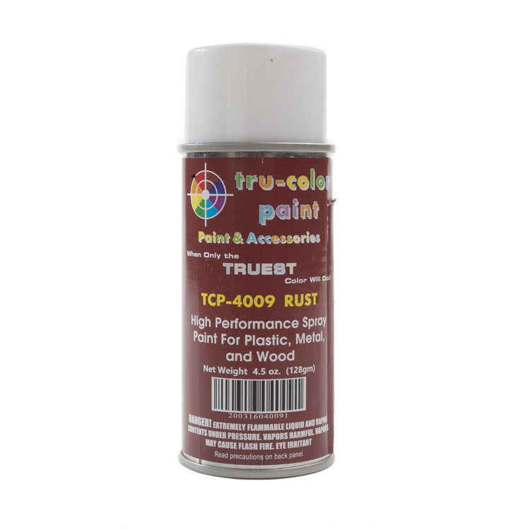 Tru-Color 4009 Rust High Performance Spray Paint 4.5oz — White Rose Hobbies