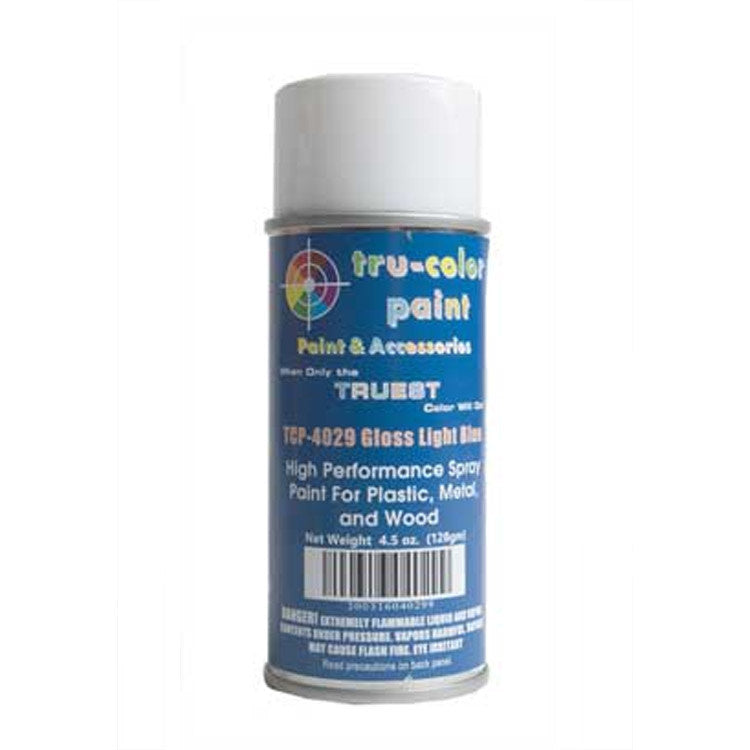 Tru-Color 4029 Light Blue High Performance Spray Paint 4.5oz — White ...