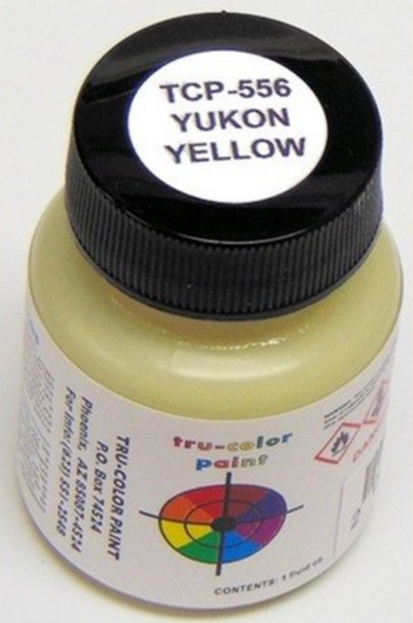 Tru-Color 556 Yukon Yellow 1 oz. Acrylic Model Paint — White Rose Hobbies