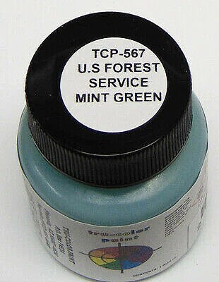 Tru-Color 567 Forest Service Mint Green 1 oz. Acrylic Model Paint ...