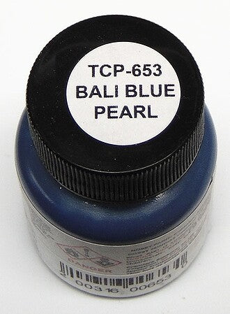 Tru-Color 653 Bali Blue Pearl 1 oz. Acrylic Model Paint — White Rose ...