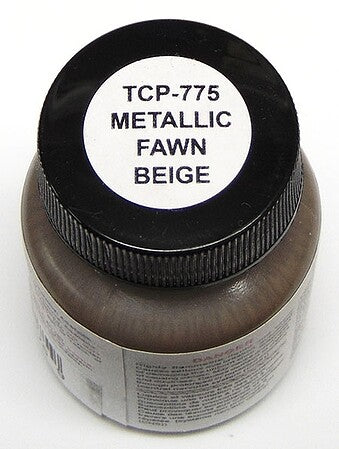 Tru-Color 775 Metallic Fawn Beige 1 oz. Acrylic Model Paint — White ...