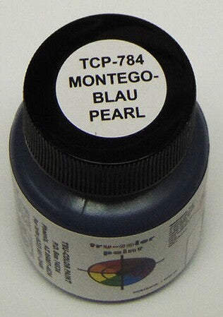 Tru-Color 784 Montegoblau Pearl 1 oz. Acrylic Model Paint — White Rose ...