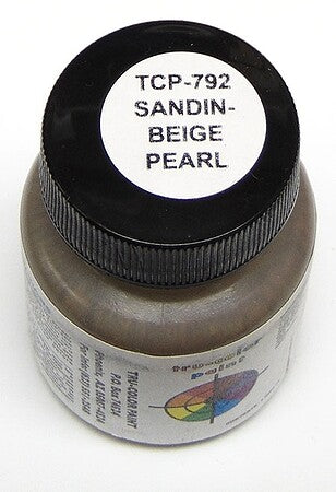 Tru-Color 792 Sandinbeige Pearl 1 oz. Acrylic Model Paint — White Rose ...