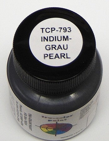 Tru-Color 793 Indiumgrau Pearl 1 oz. Acrylic Model Paint — White Rose ...