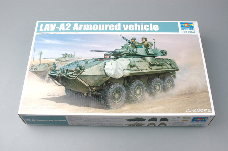 Trumpeter Scale Models 1521 1/35 LAV-A2 8 x 8 Wheeled Armored Vehicle ...