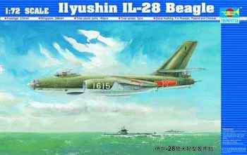 Trumpeter Scale Models 1604 1/72 Ilyushin IL-28 Beagle Model Aircraft ...