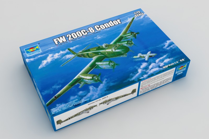 Trumpeter Scale Models 1639 1/72 FW 200C-8 Condor Model Aircraft Kit ...