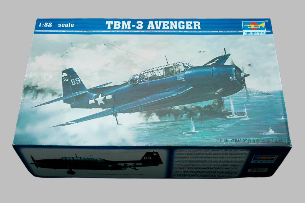 Trumpeter Scale Models 2234 1/32 Grumman TBM-3 Avenger Model Aircraft ...