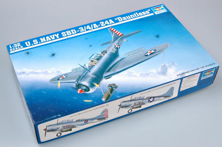 Trumpeter Scale Models 2242 1/32 US Navy SBD-3/4/A-24A Dauntless Model ...