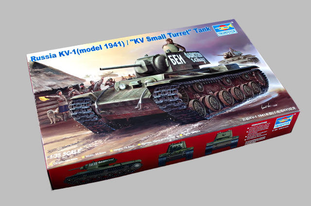Trumpeter Scale Models 356 1/35 Russian KV-1 Model 1941 Small Turret T ...