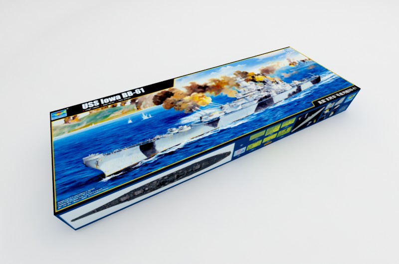Trumpeter Scale Models 3706 1/200 USS Iowa BB61 Battleship Model Kit ...