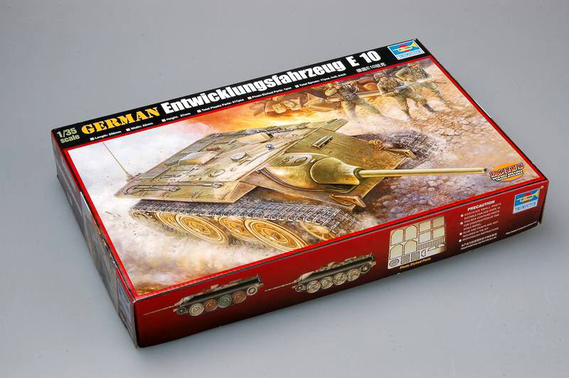 Trumpeter Scale Models 385 1/35 German E10 Tank Destroyer Model Kit ...