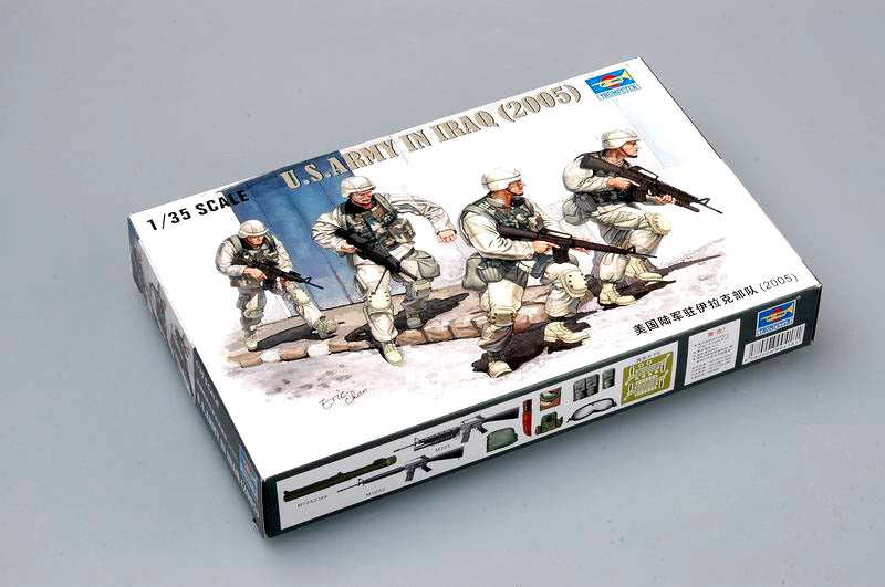 Trumpeter Scale Models 418 1/35 US Army in Iraq 2005 Set Model Kit ...