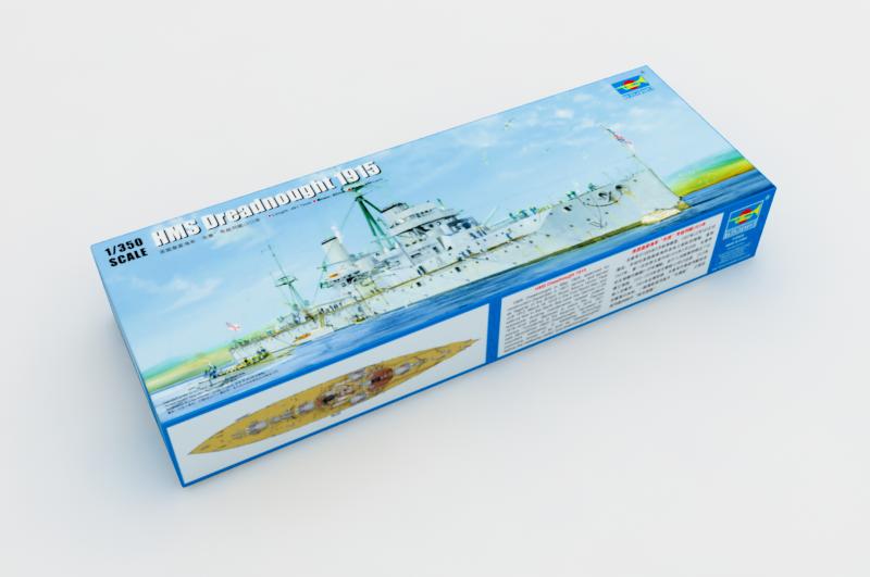 Trumpeter Scale Models 5329 1/350 HMS Dreadnought British Battleship 1 ...