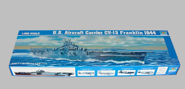 Trumpeter Scale Models 5604 1/350 USS Franklin CV13 Aircraft Carrier 1 ...