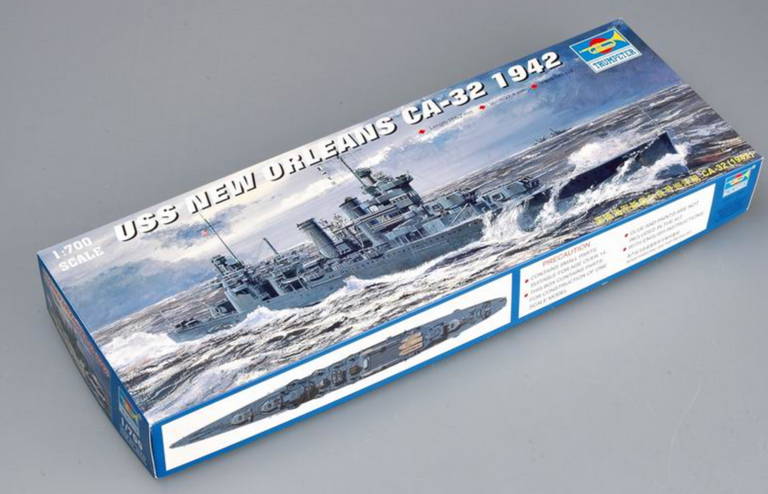 Trumpeter Scale Models 5742 1/700 USS New Orleans CA32 Cruiser Model S ...