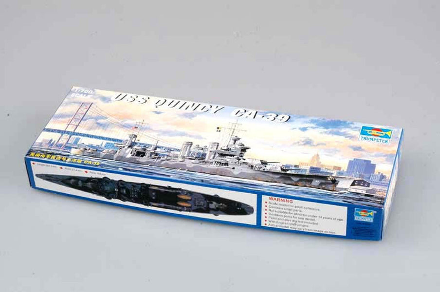 Trumpeter Scale Models 5748 1/700 USS Quincy CA39 Heavy Cruiser Model ...